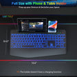 Sablute Wireless Keyboard with 7 Colored Backlits KN225