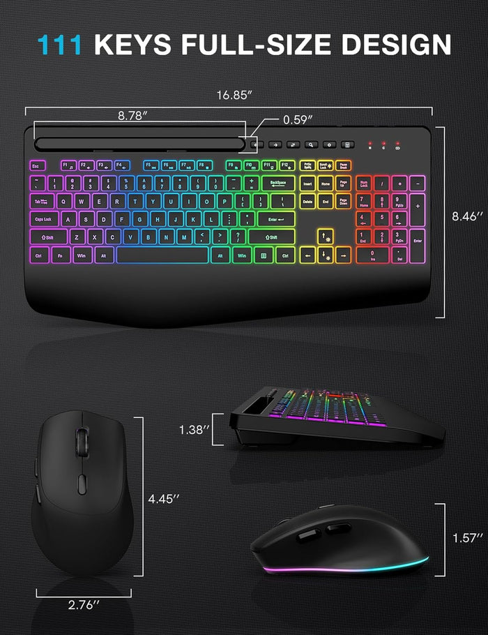 Wireless Keyboard and Mouse Combo KL3 PRO